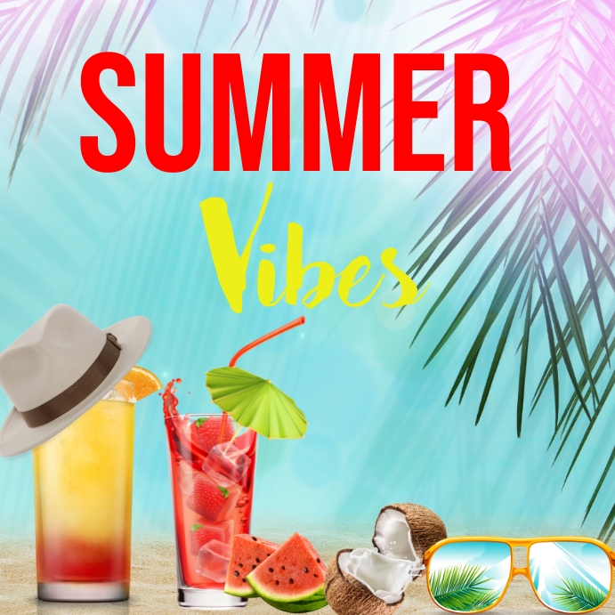 Summer vibes Instagram post Template | PosterMyWall