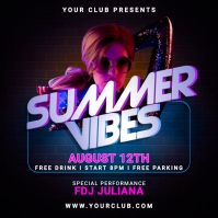 Summer Vibes Party Template | PosterMyWall