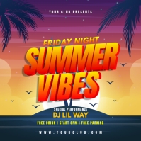 Summer Vibes Template | PosterMyWall