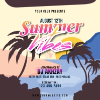 Summer Vibes Template | PosterMyWall
