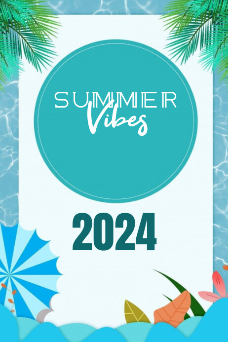 Summer Vibes Poster Template | PosterMyWall