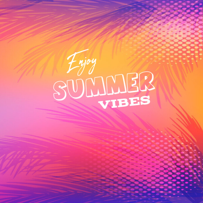 Summer Vibes Template Instagram Post | PosterMyWall
