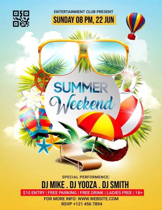 Copy of SUMMER WEEKEND | PosterMyWall