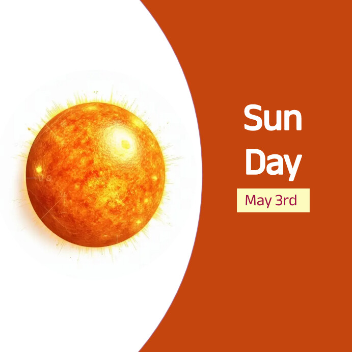 Copy of sun day | PosterMyWall