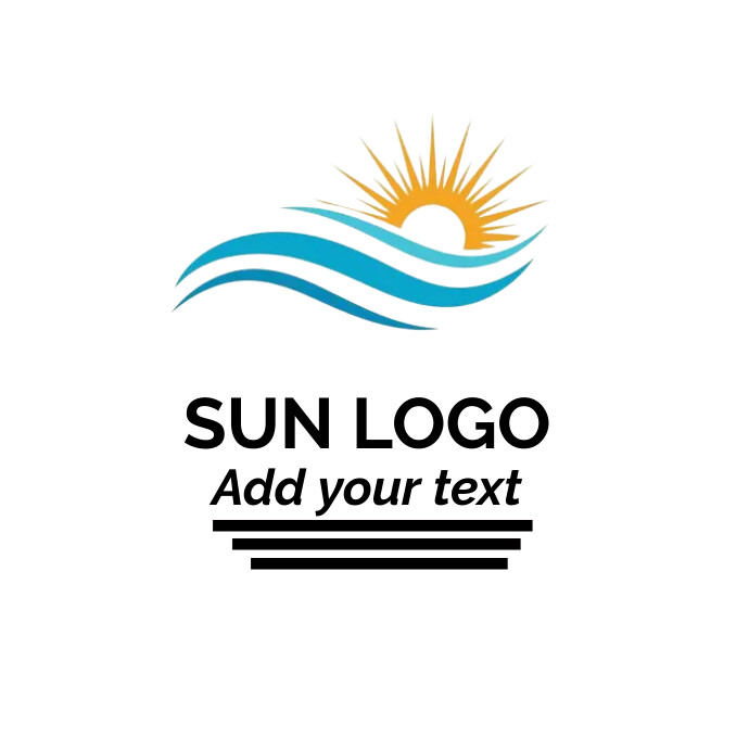 Plantilla de SUN LOGO | PosterMyWall
