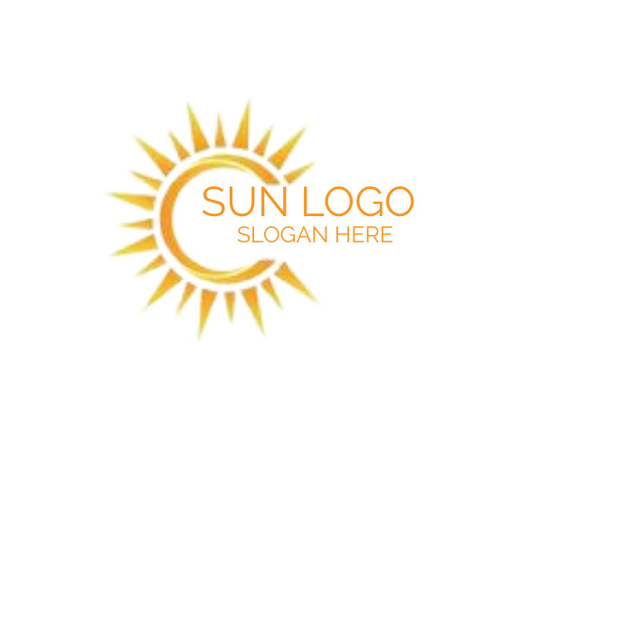 SUN LOGO Template | PosterMyWall