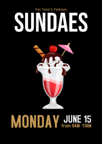 90+ sundae day Customizable Design Templates | PosterMyWall