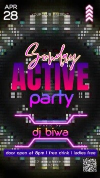Sunday Active Party Template | PosterMyWall