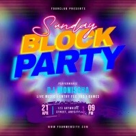Sunday Block Party Template | PosterMyWall