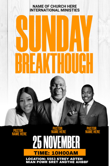 sunday breakthough Template | PosterMyWall