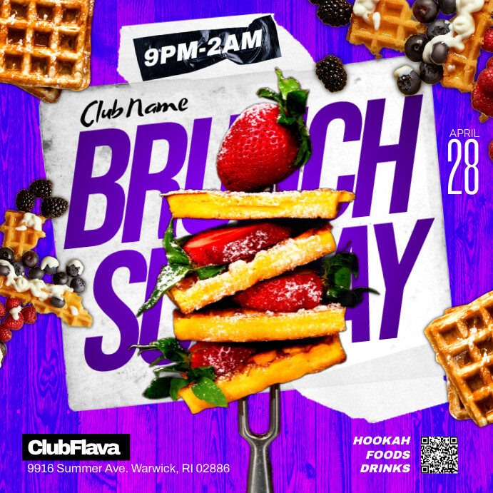 Sunday Brunch Template | PosterMyWall