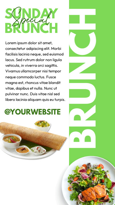 Sunday Brunch Template | PosterMyWall