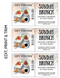 Sunday brunch ad Template | PosterMyWall