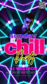 Sunday Chill Out Party Template | PosterMyWall