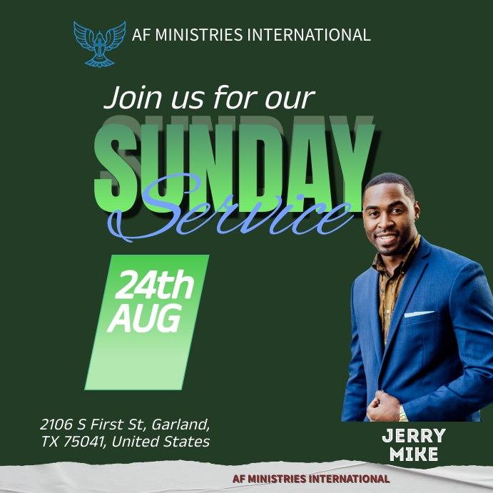 Sunday church 3 (9) Template | PosterMyWall