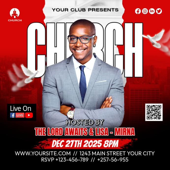 Sunday Church Template | PosterMyWall