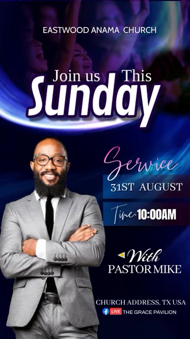 Copy of SUNDAY Church Flyer (1) | PosterMyWall