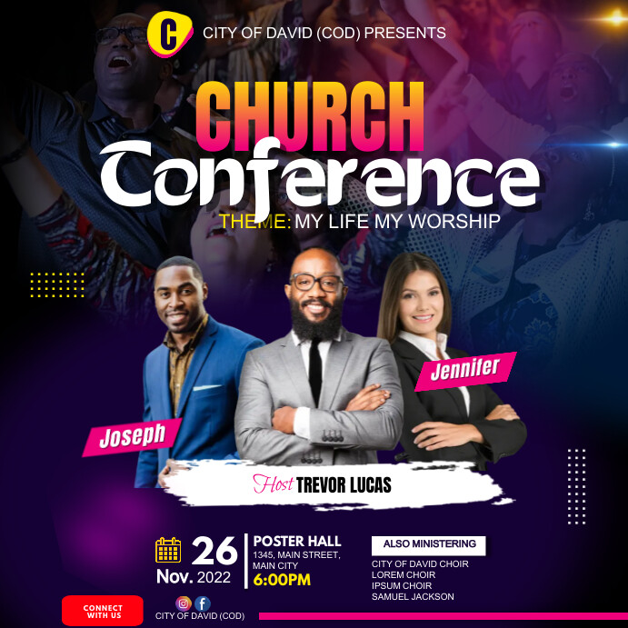 SUNDAY Church Flyer (10) Template | PosterMyWall