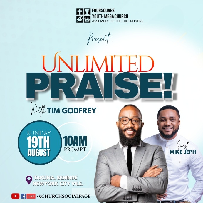 SUNDAY Church Flyer (12) Template | PosterMyWall