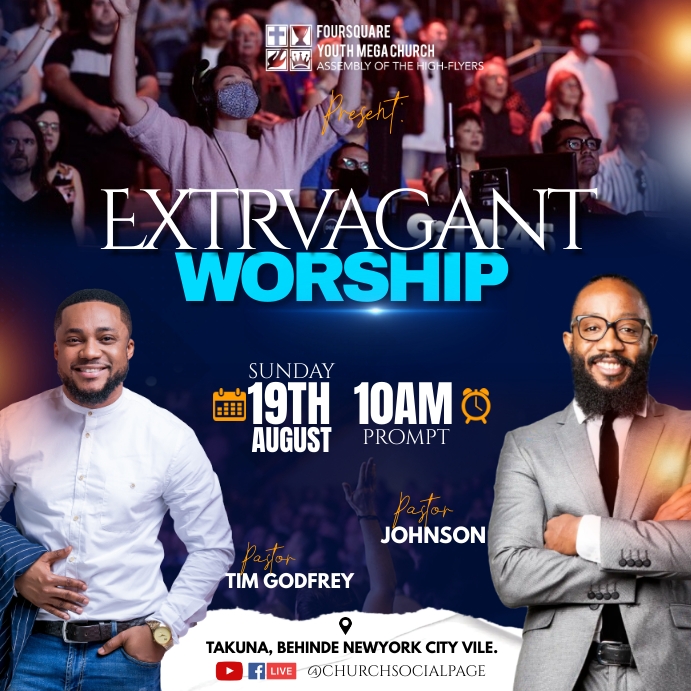 SUNDAY Church Flyer (17) Template | PosterMyWall