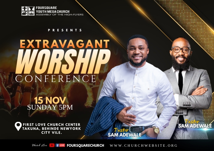 SUNDAY Church Flyer (17) Template | PosterMyWall