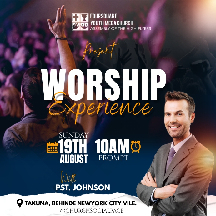 SUNDAY Church Flyer (2) Template | PosterMyWall