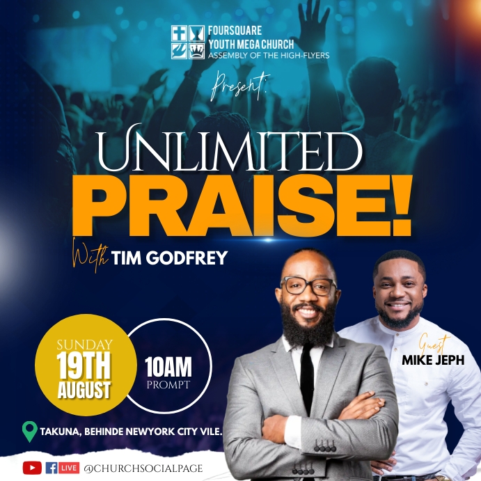 SUNDAY Church Flyer (2) Template | PosterMyWall