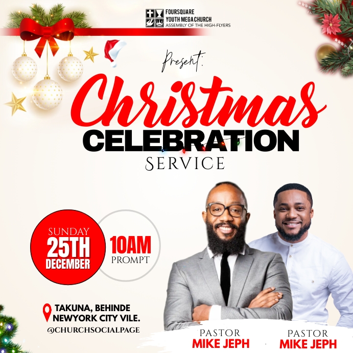 SUNDAY Church Flyer (21) Template | PosterMyWall