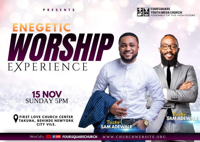 SUNDAY Church Flyer (26) Template | PosterMyWall