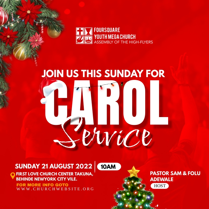 SUNDAY Church Flyer (31) Template | PosterMyWall