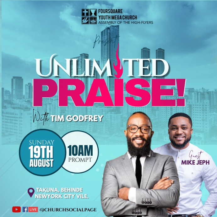 Copy of SUNDAY Church Flyer (4) | PosterMyWall