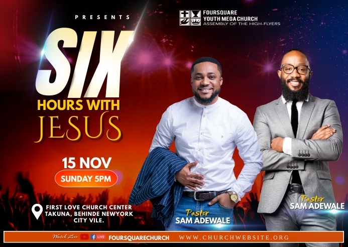 SUNDAY Church Flyer (5) Template | PosterMyWall