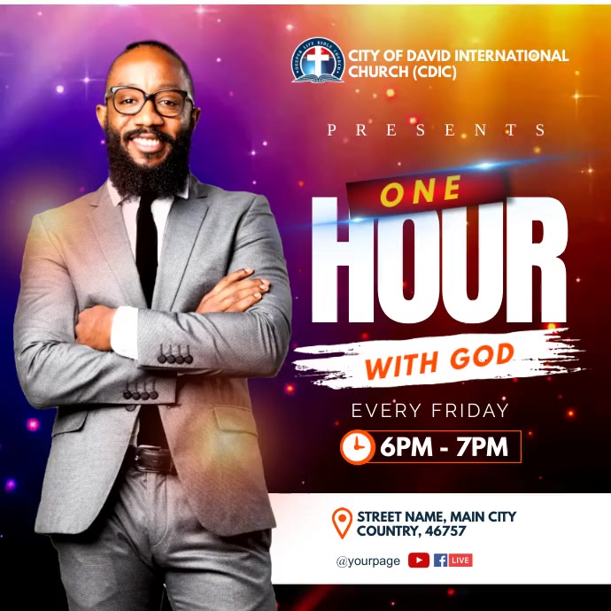 SUNDAY Church Flyer Template | PosterMyWall