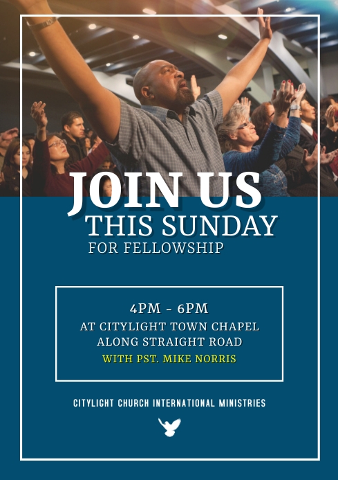 Copy of SUNDAY CHURCH FLYER | PosterMyWall
