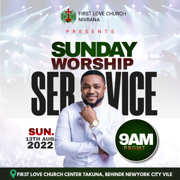 SUNDAY Church Flyer Template | PosterMyWall