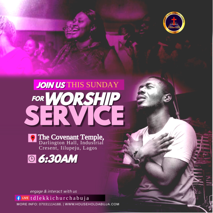 Plantilla de SUNDAY Church Flyer | PosterMyWall