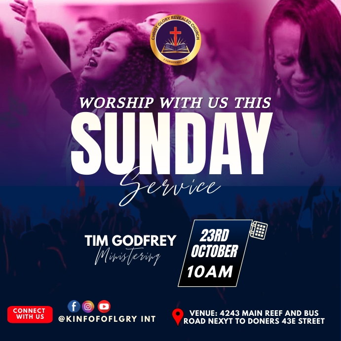 Copy of SUNDAY Church Flyer | PosterMyWall