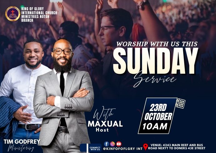 SUNDAY Church Flyer Template | PosterMyWall
