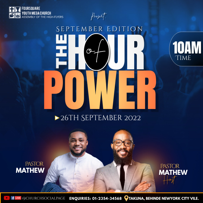 SUNDAY Church Flyer Template | PosterMyWall