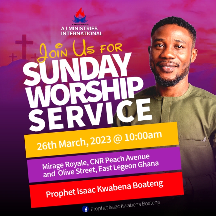 Copy of Sunday Church Flyer Template | PosterMyWall