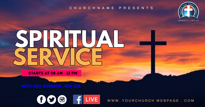 sunday church poster Template | PosterMyWall
