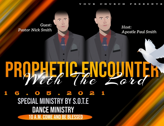 Sunday Church Service Flyers (Special Guest) Template | PosterMyWall