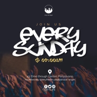 Sunday Service Template | PosterMyWall