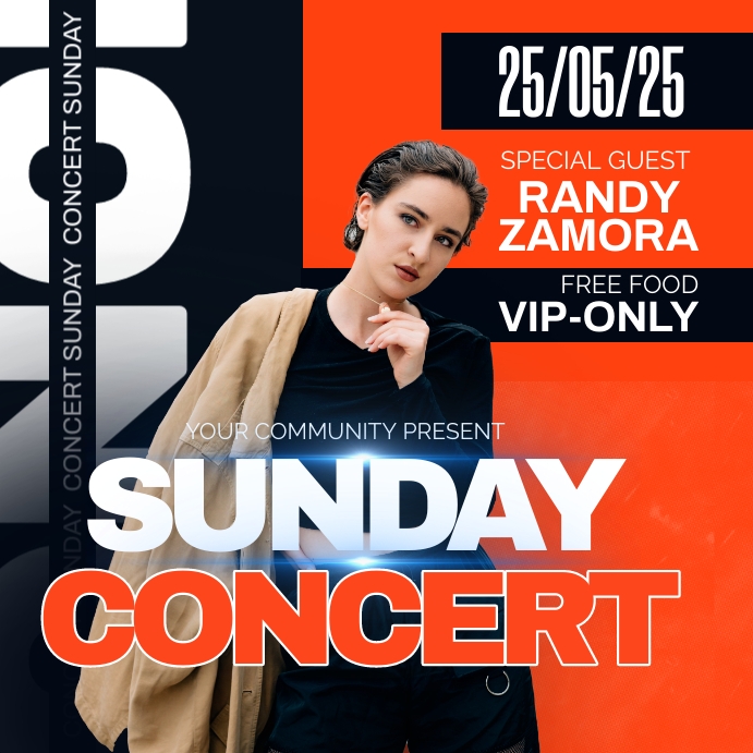 Sunday Concert Template | PosterMyWall