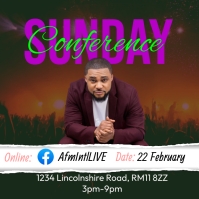 Sunday Conference Template | PosterMyWall
