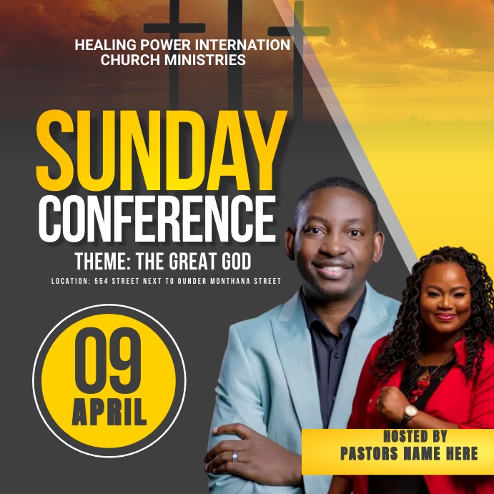 sunday conference Template | PosterMyWall