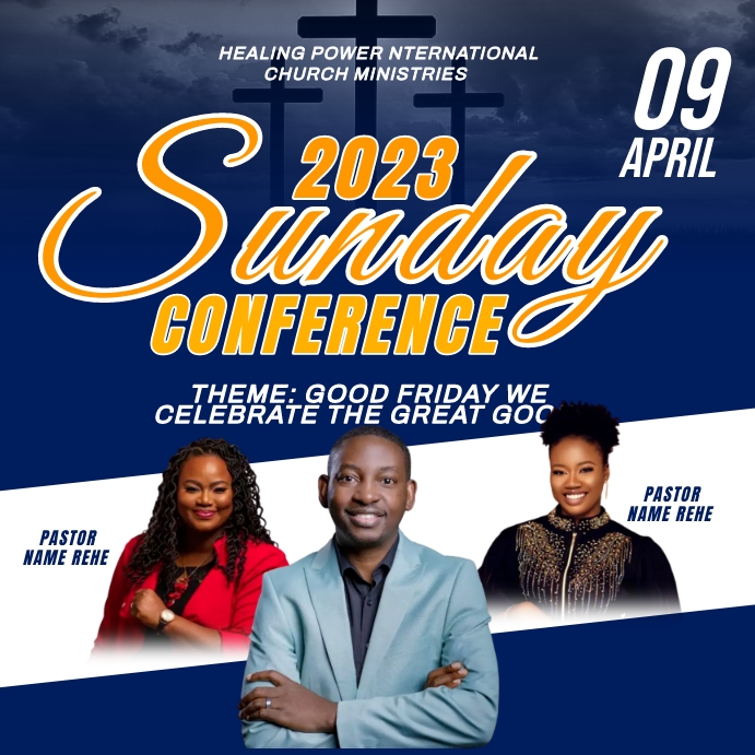 Copy of sunday conference | PosterMyWall