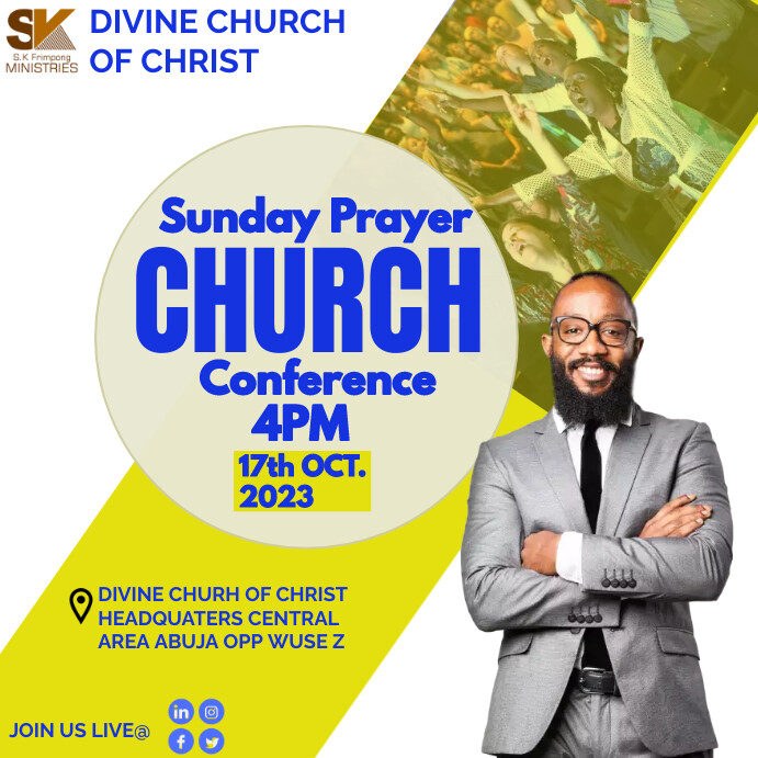 SUNDAY CONFERENCE FLYER Template | PosterMyWall