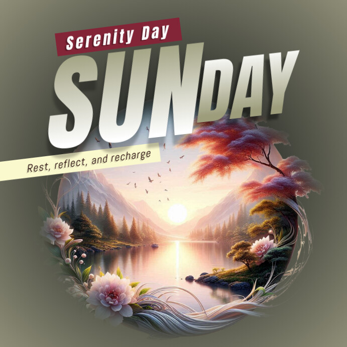 Sunday Template | PosterMyWall