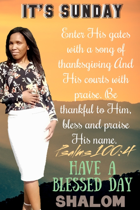 Sunday Template | PosterMyWall